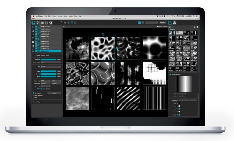 madMapper - garageCube
